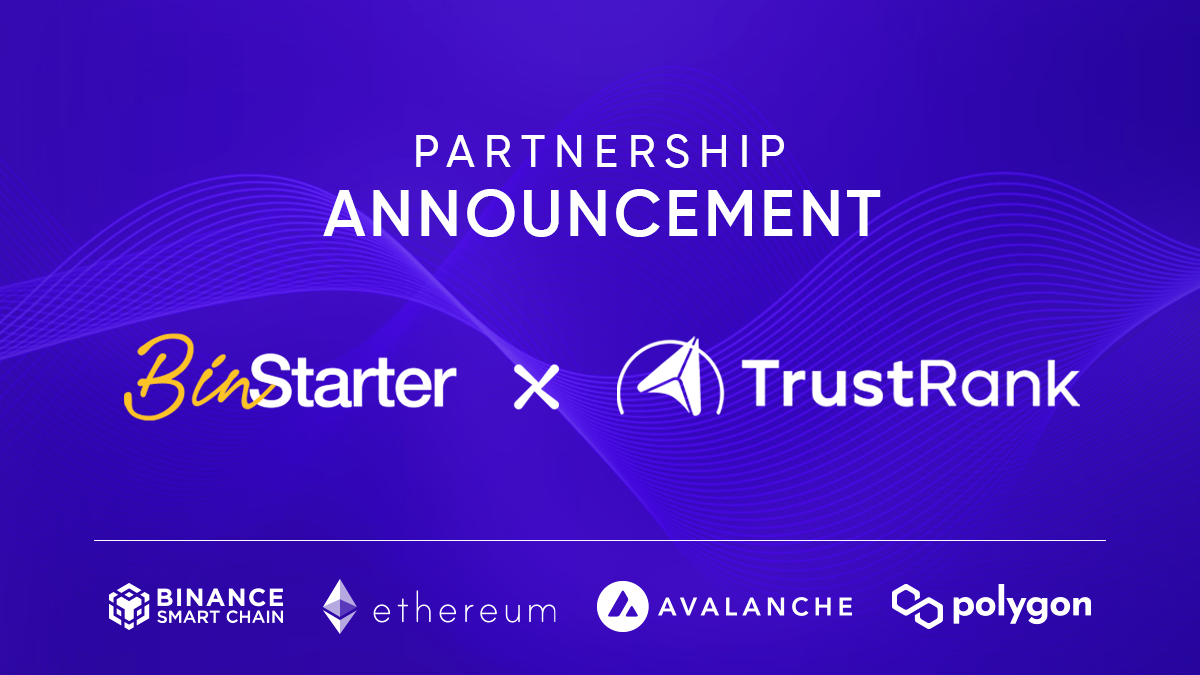 BinStarter Teams up with Trust Rank